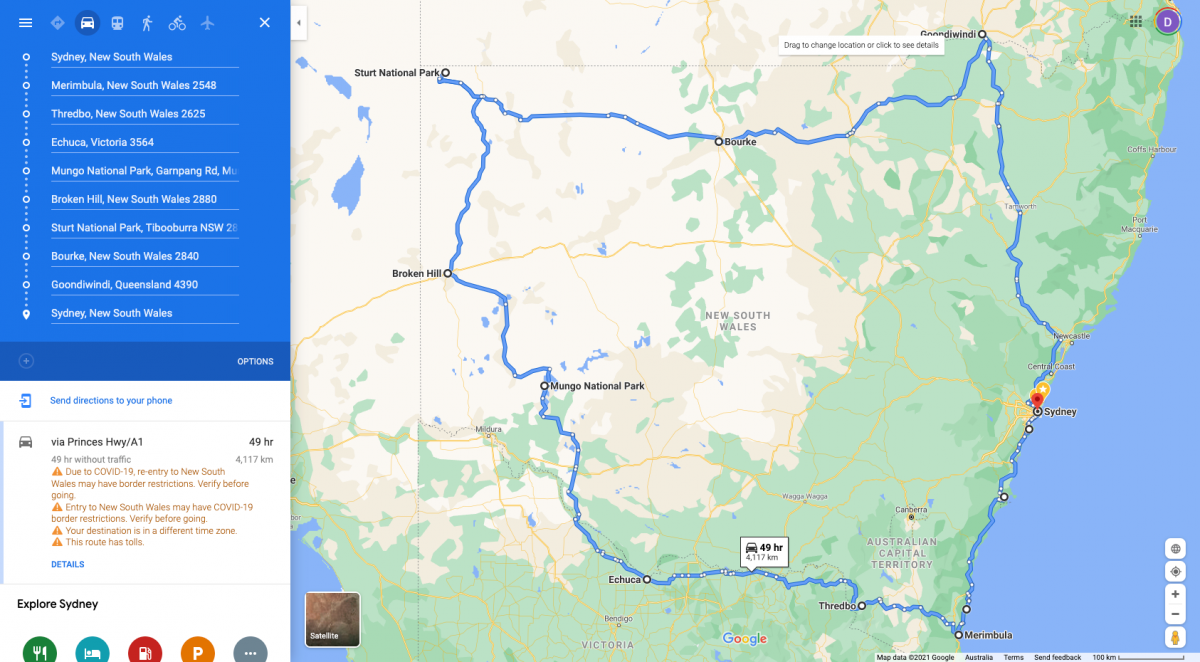 NSW Trip 2021 - Best Month of Your Life.com